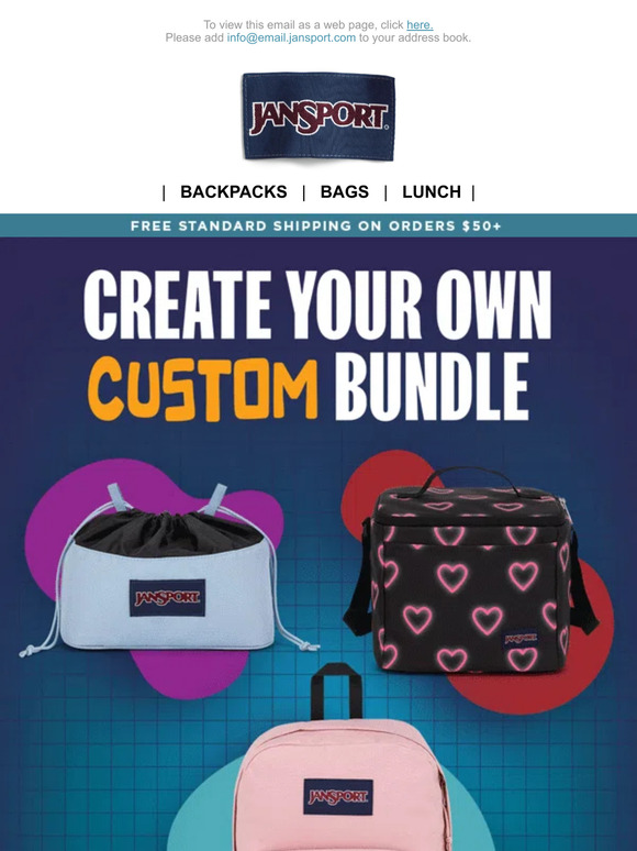 JanSport: Create your very own collection | Milled