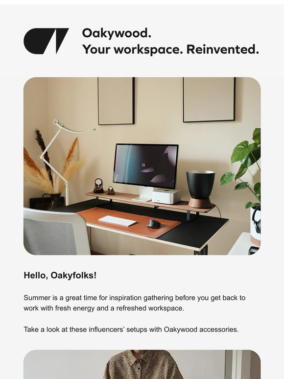 OAKYWOOD: ☀️ Summer office glow-up: influencers’ setup inspiration. 📸 ...