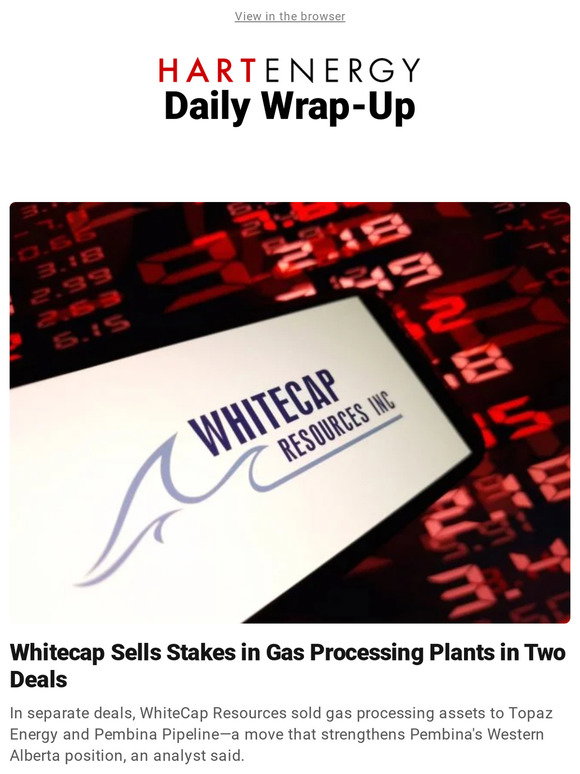 Hart Energy: Daily Wrap-Up: Whitecap Deal Strengthens Pembina Alberta ...