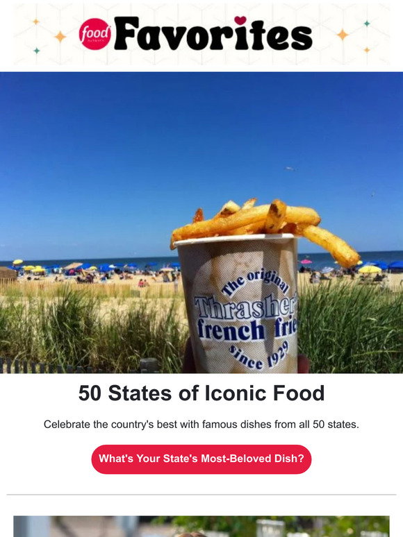 Food Network: The 50 States' Most-Iconic Food + Fourth of July Desserts ...