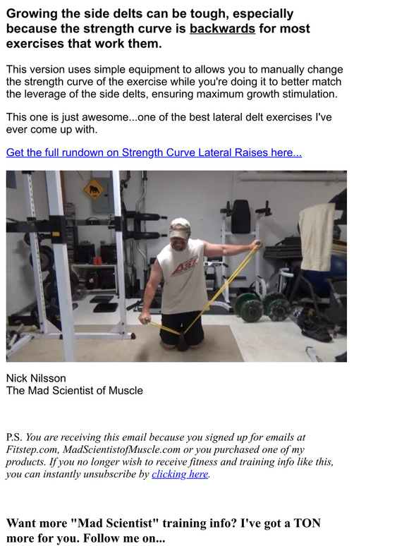 FitStep: INSANE new side delt exercise that EXACTLY matches the ...