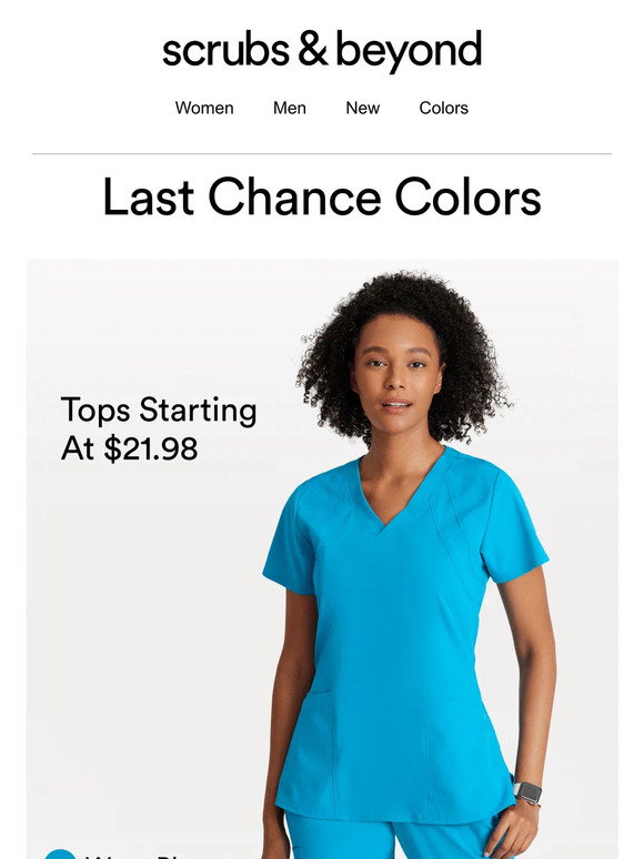 Scrubs & Beyond: Bye, Bye - Closeout Colors! | Milled