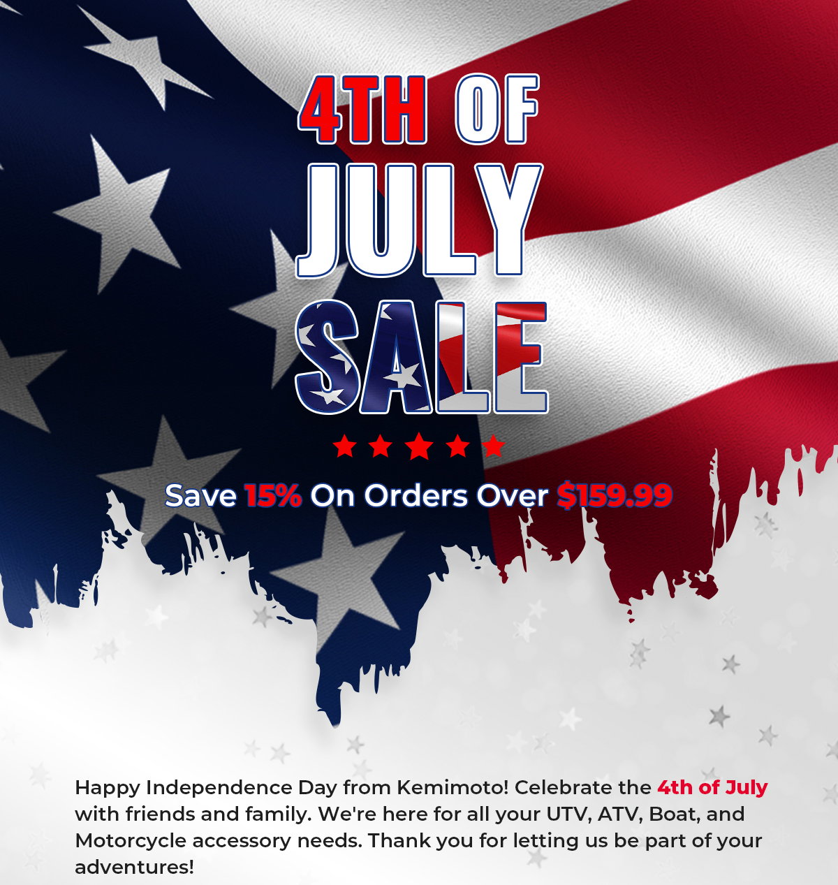 kemimoto: Fireworks of Savings This July 4th!🎉 | Milled
