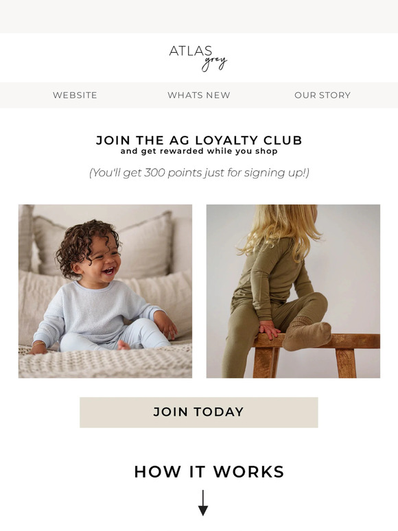 Atlas Grey: our revamped ag loyalty club is now live 🎁 | Milled