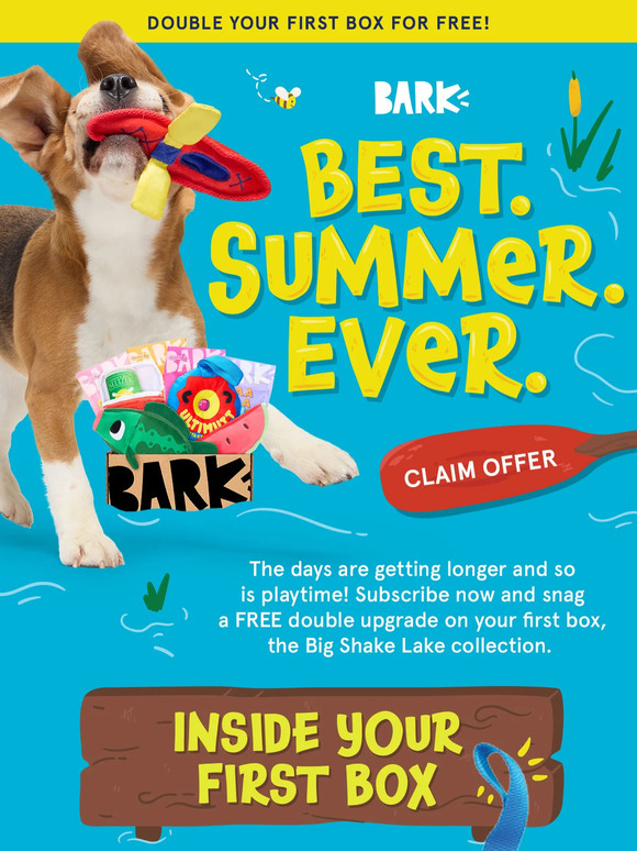 BarkBox: Summer rules. So does this FREE upgrade 👉 | Milled