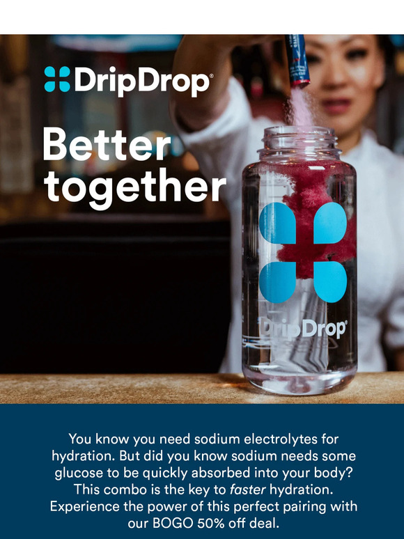 DripDrop: Hydration’s dynamic duo? 👀 | Milled
