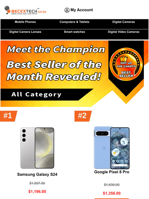BecexTech: Meet the Champion of June 2024. Best Seller Award Goes To.. | Milled