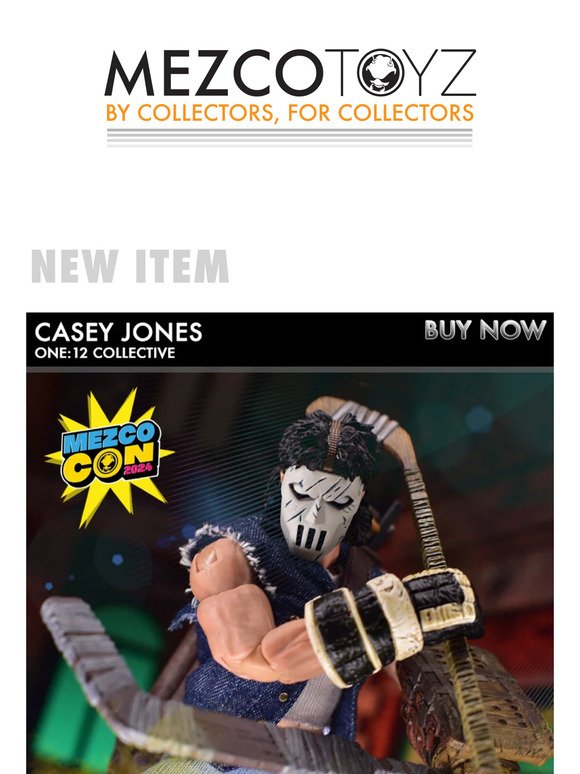 Mezco Toyz: Goongala! Goongala! Casey Jones strikes his way into the ...