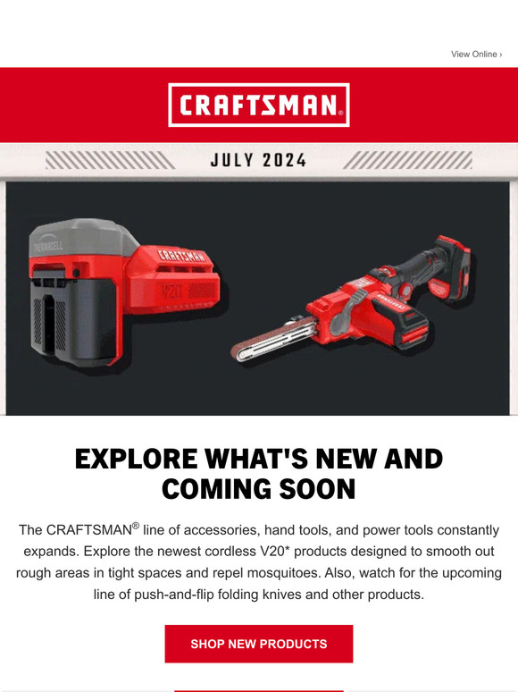 Craftsman: Discover the Latest From CRAFTSMAN® | Milled