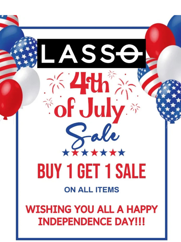 Lasso Gear: Lassogear's Independence Day Sale!!! Get your Favorite ...
