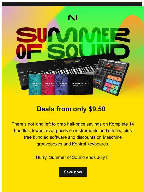 Native Instruments: Summer of Sound is nearly over | Milled