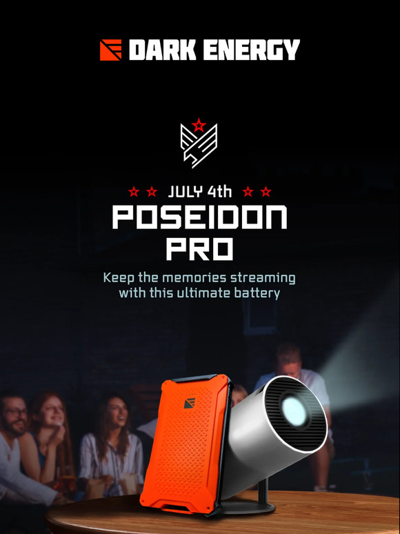 Dark Energy: Stay Charged The Whole Day With Poseidon Pro | Milled