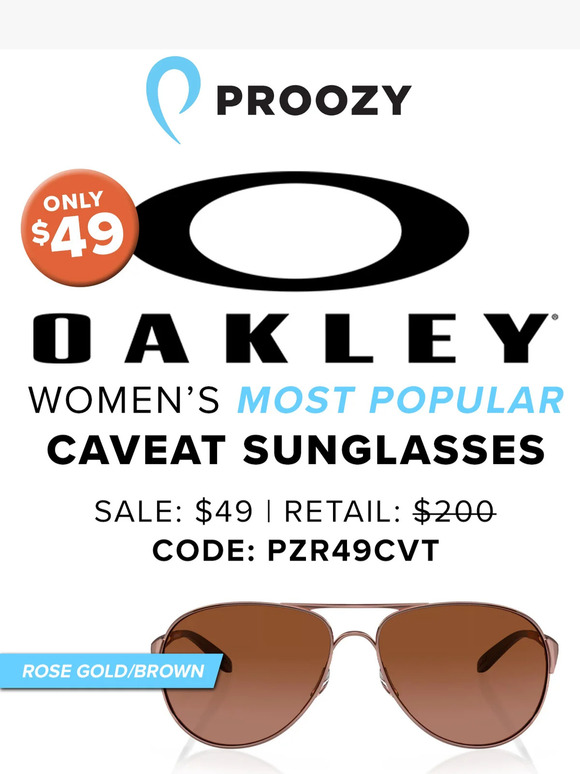 Proozy: Exclusive Offer on Stylish Oakley Sunnies | Milled