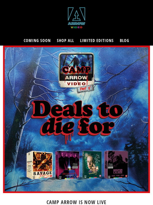 Arrow Video: Camp Arrow 2024 is LIVE | Milled