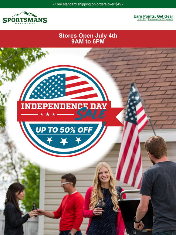 Sportsman's Warehouse: Celebrate Independence Day With Up to 50% Off ...