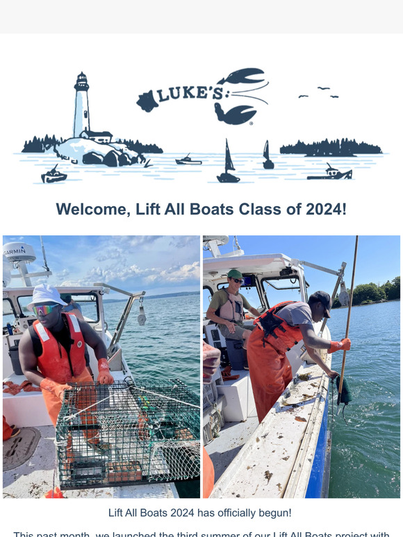 Luke's Lobster: 🦞 Kicking off Lift All Boats Season 3 🦞 | Milled