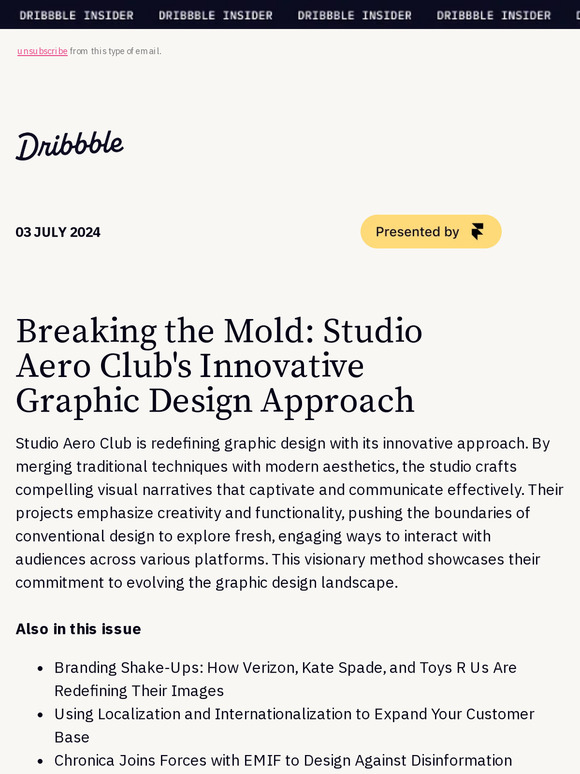Dribbble: 🌈🐠 How Studio Aero Club is Shaping the Future of Design | Milled