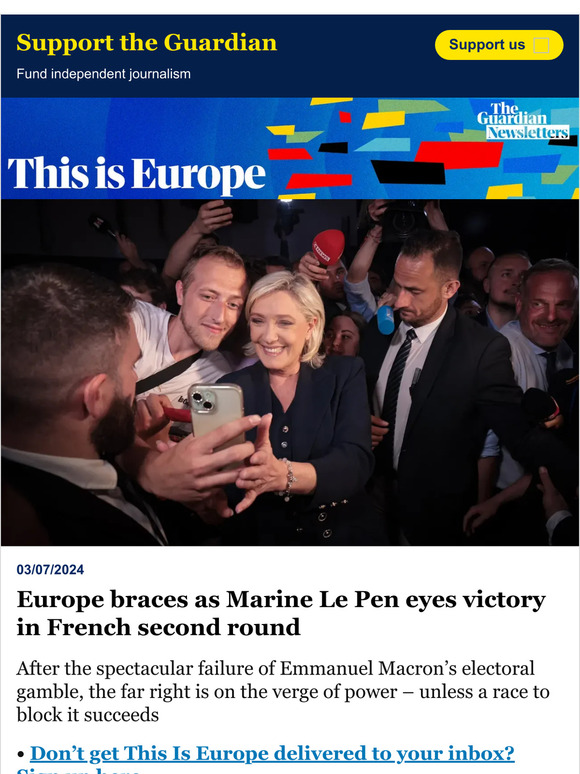 The Guardian: France’s ‘moment of truth’ | The Guardian | Milled