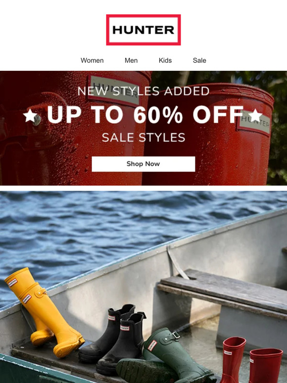 Hunter Boots: Explore Summer with our Iconic Original Boots | Milled