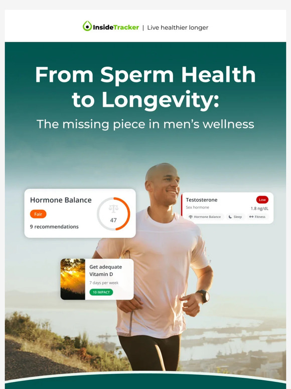 InsideTracker: [FREE webinar] Can you guess the missing piece in men's health? | Milled