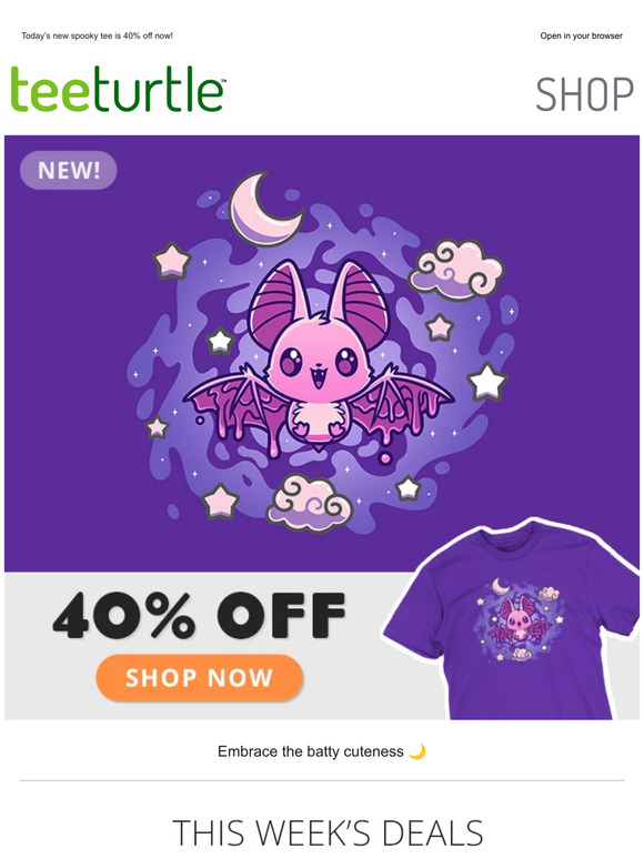 TeeTurtle: The most adorable itty bitty bat 🦇🔮 | Milled