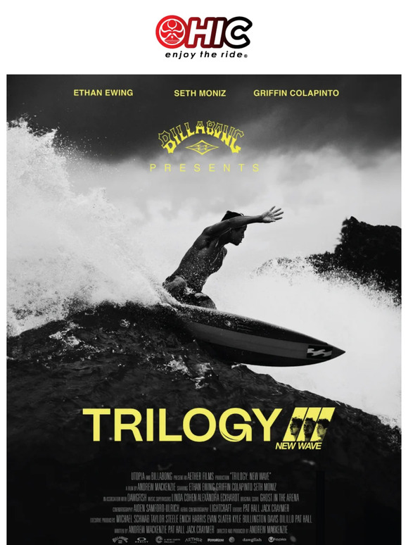 HIC Surf: This Friday - Billabong Presents "Trilogy" At HIC Kailua! | Milled