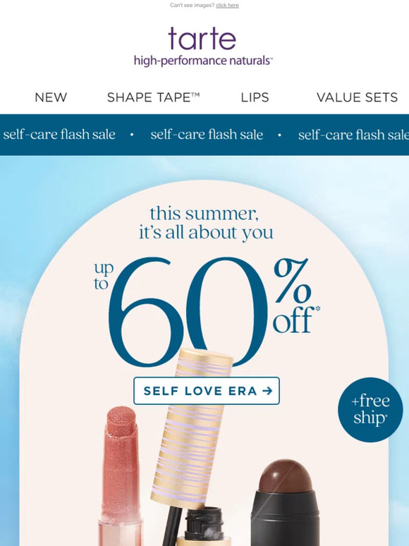 Tarte Email Newsletters: Shop Sales, Discounts, and Coupon Codes