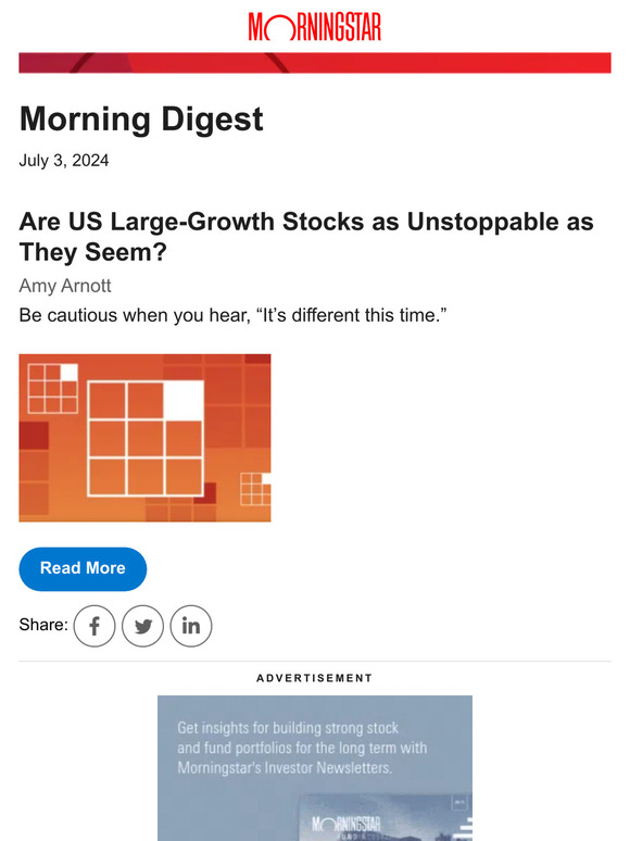 Morningstar Inc.: Are US Large-Growth Stocks as Unstoppable as They ...
