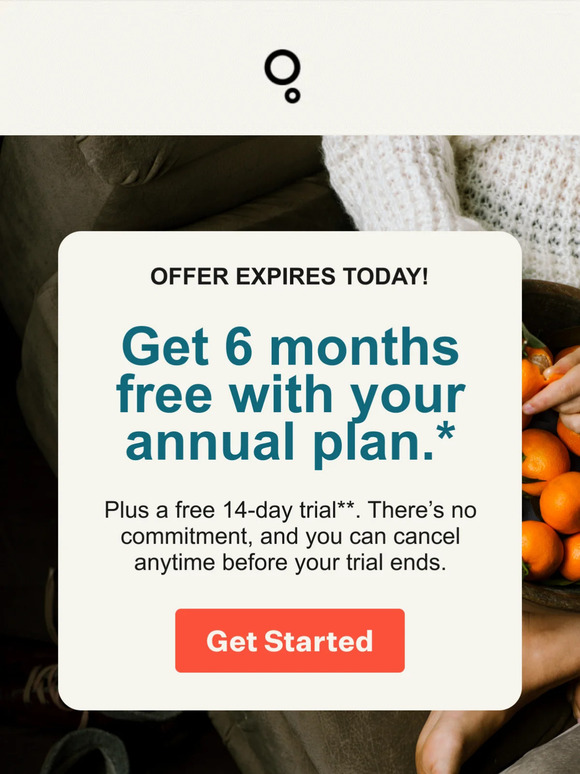 Noom: Reminder: Get 6 months free | Milled