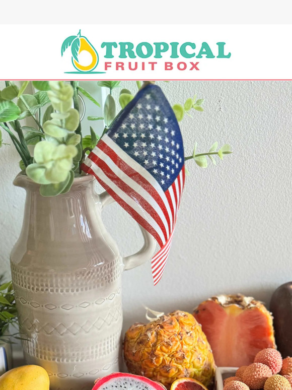 Tropical Fruit Box: 🇺🇸 Freedom to Choose Your Favorite Fruits 🇺🇸 | Milled