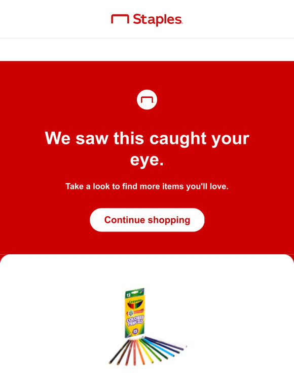 Staples: We saw this caught your eye. | Milled