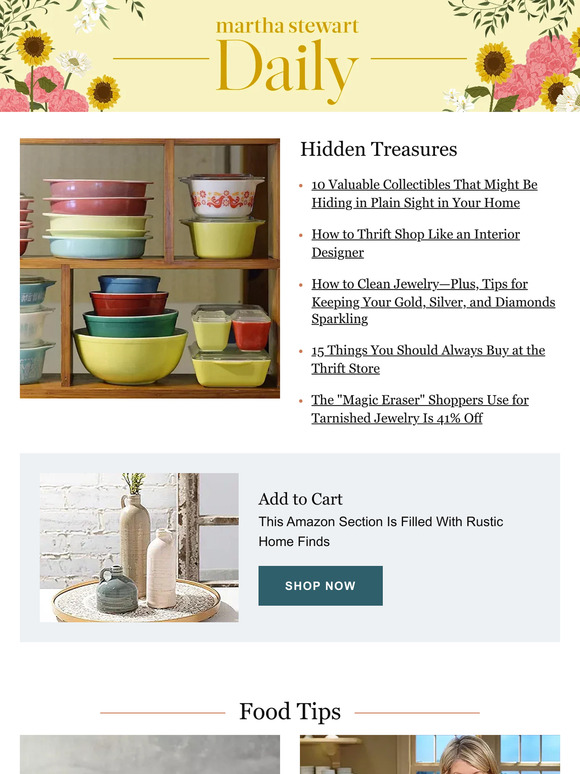 Martha Stewart: 10 Valuable Collectibles That Might Be Hiding in Plain ...