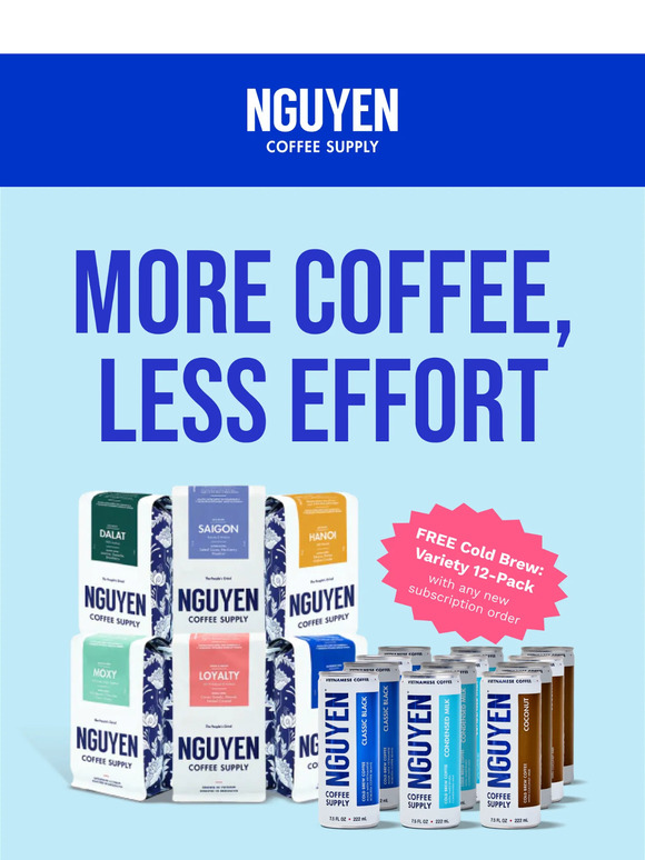 Nguyen Coffee Supply: FREE cold brew?? | Milled