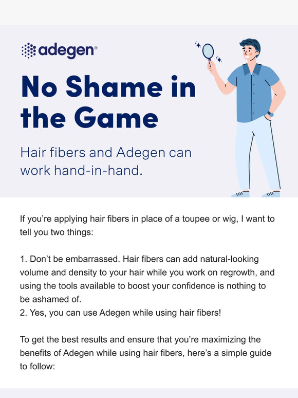 Adegen: Hair Fibers and Adegen: Good or Bad Combo? | Milled
