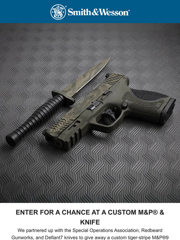 Smith & Wesson: CUSTOM M&P & KNIFE GIVEAWAY | Milled