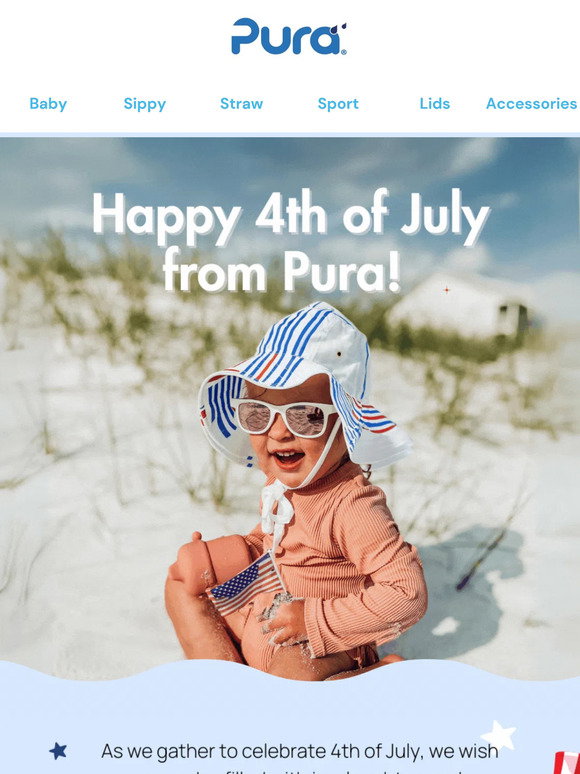 Pura Stainless: Happy 4th of July from the Pura Team! 🎇 | Milled