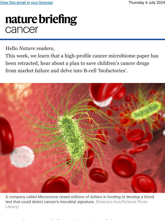 Nature: ‘Fundamental flaws’ lead to retraction for cancer microbiome ...