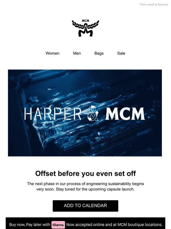 MCM: An exclusive, sustainable new collab | Milled