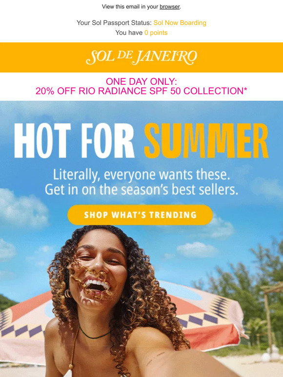 Sol de Janeiro: Trending for summer 😎 | Milled