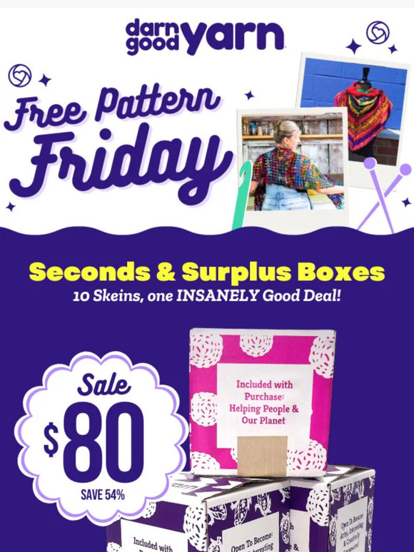 Darn Good Yarn: Your FREE Knit & Crochet Patterns are Here! 🧶 | Milled