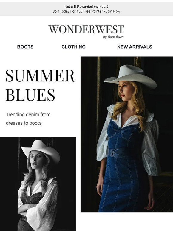 Boot Barn: Trending Denim Dresses, Boots & More | Milled