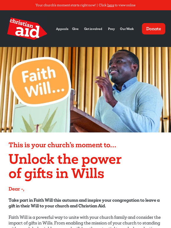Christian Aid: This is your church's moment to unlock the power of ...