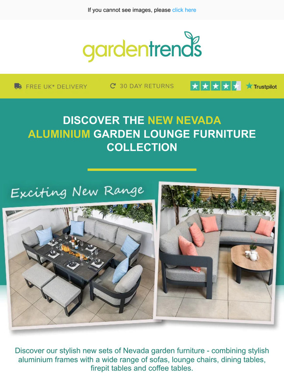 Garden Trends: NEW Nevada Aluminium Garden Lounge Sofa Sets 🍃 | Milled