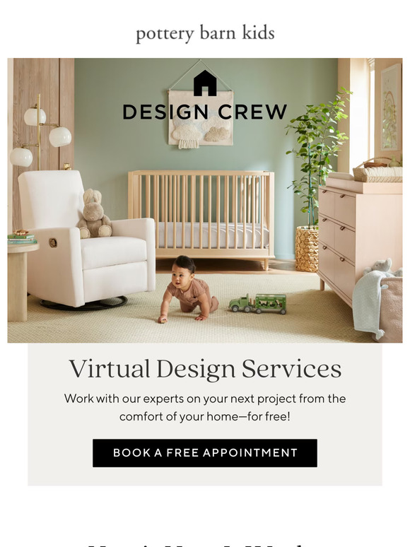 Pottery Barn Kids: 100% Free Virtual Design Services inside >> | Milled