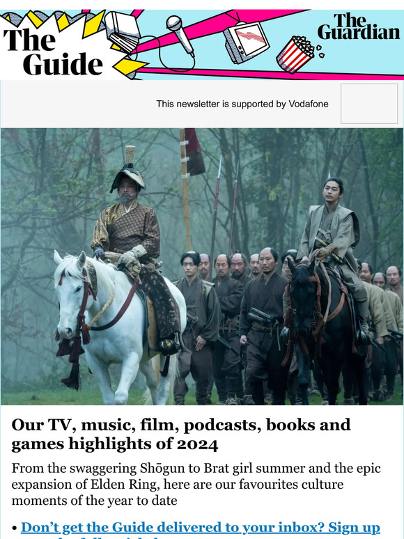 The Guardian: The Guide #146: The best culture of the year (so far ...