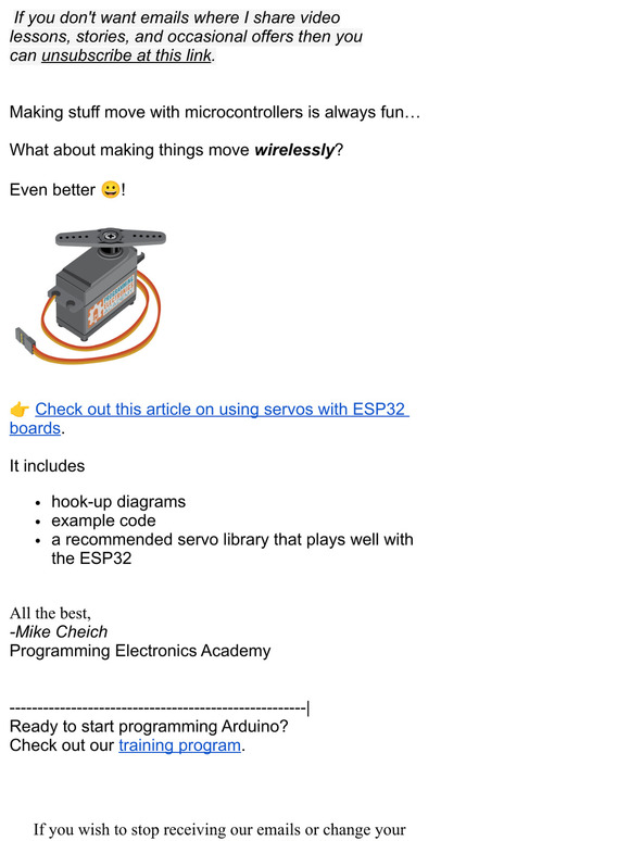 Programming Electronics Academy 🔥 Esp32 Servo Cool Milled