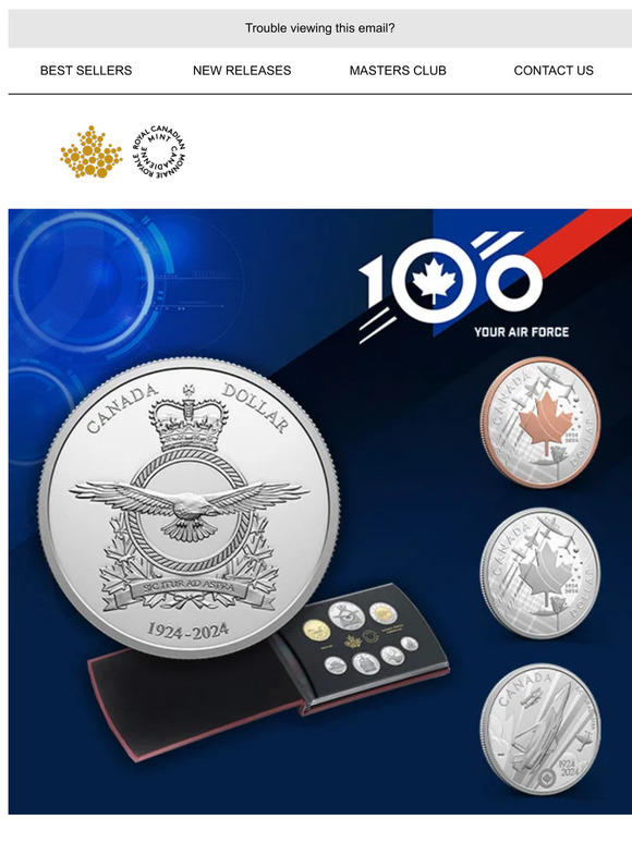 Royal Canadian Mint: The RCAF Centennial commemoration continues with ...