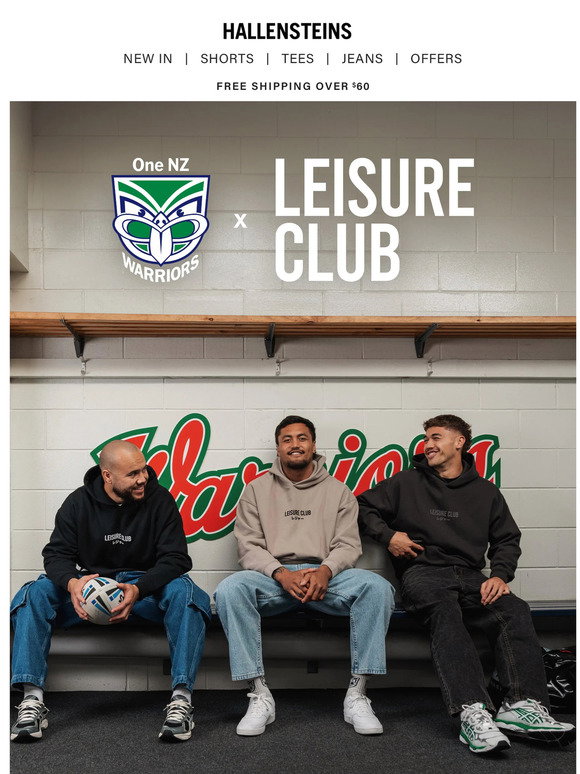 Hallenstein Brothers: Leisure Club x NZ Warriors | Milled