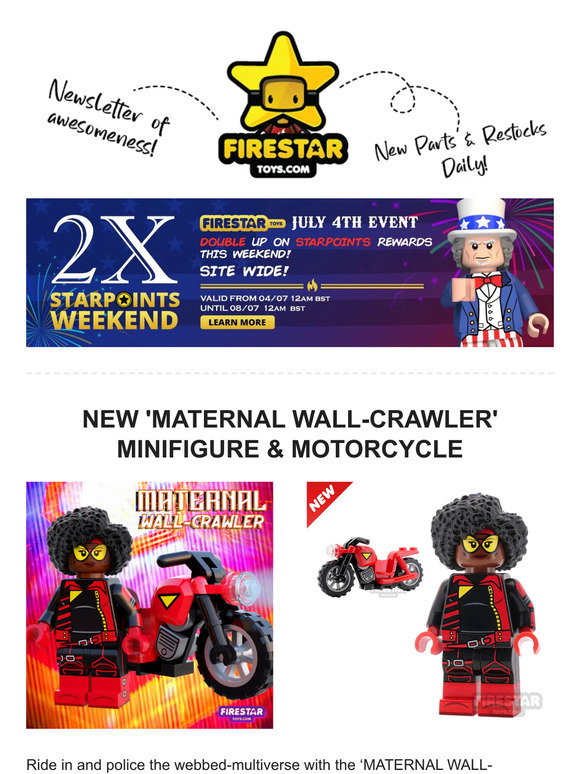 Firestar Toys: 🏍️ Ride in and Swing into Action with the New 'Maternal ...