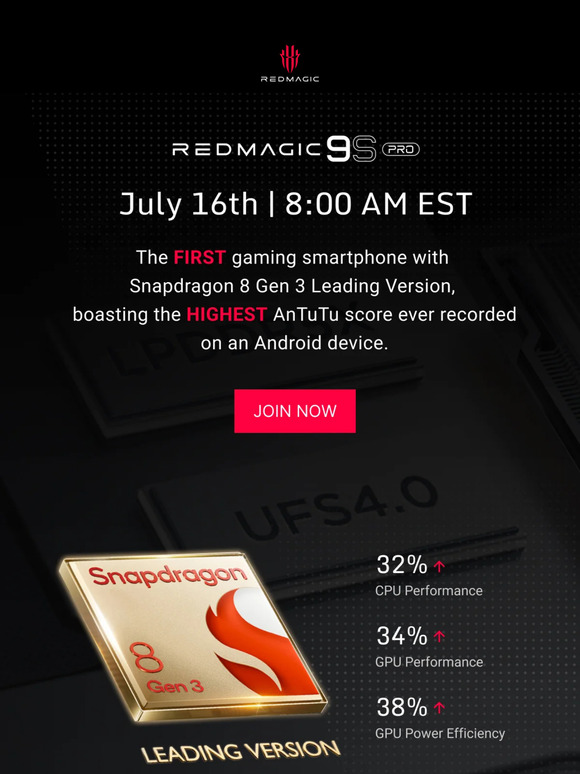 RedMagic WW: ⚡Feel the Speed & Power of the REDMAGIC 9S Pro | Milled